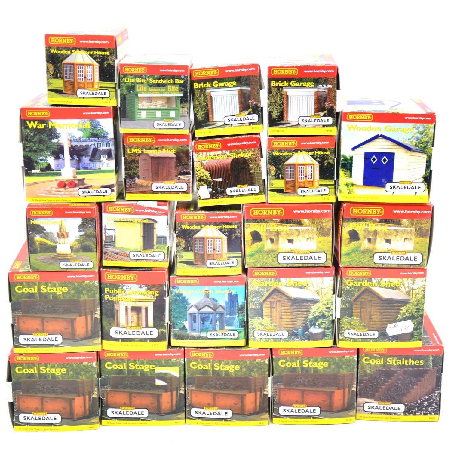 Hornby OO gauge model railway Skaledale Buildings, twenty-four ...