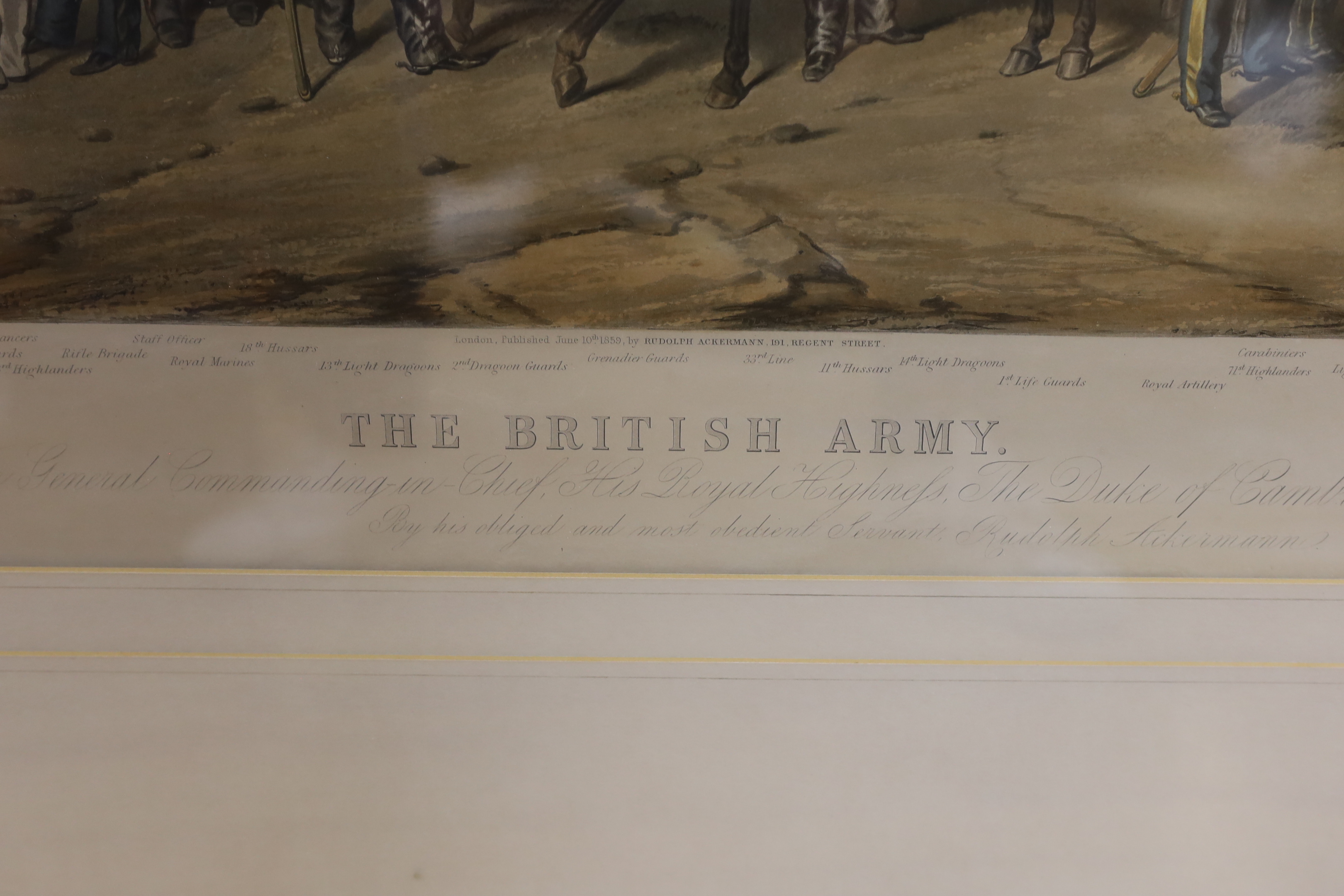 After Orlando Norie (1832-1901), coloured engraving, The British Army ...