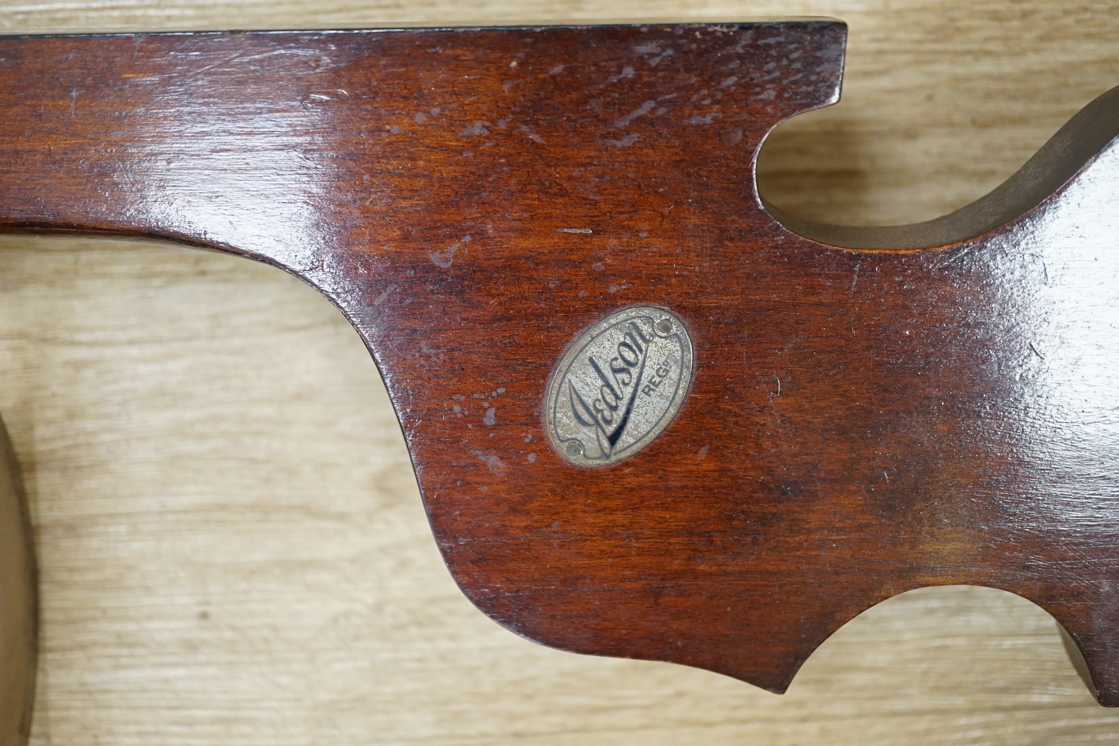 A 1920s Phono-fiddle by Jedson, with chrome horn and bow with simulated ...