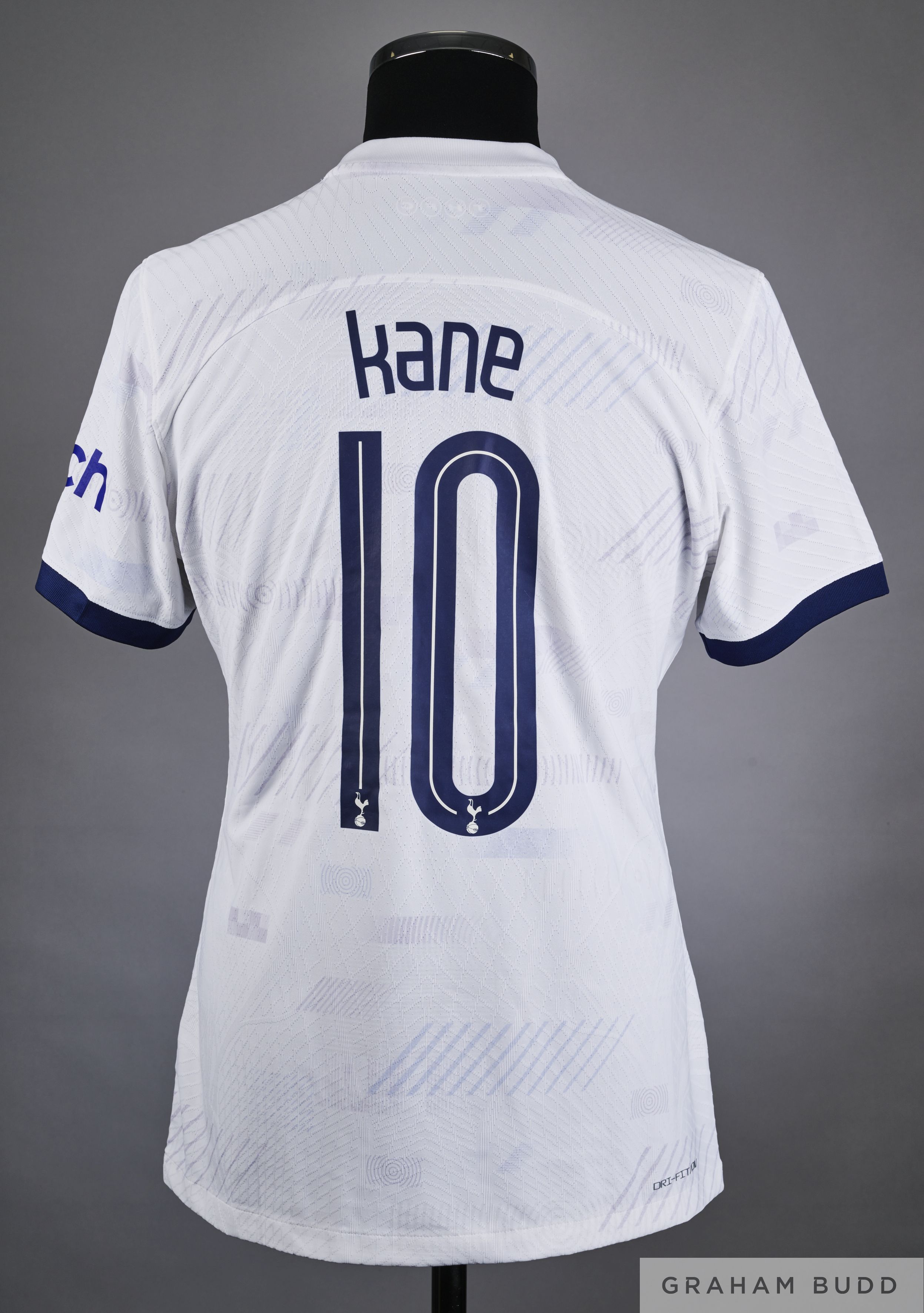 Harry Kane white No.10 Tottenham Hotspur v. Shakhtar Donetsk match ...