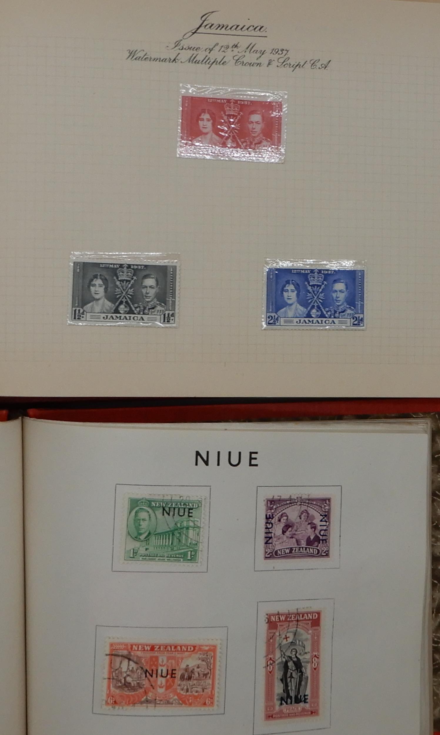 A lot comprising The Victory Stamp Album by Dombey Bros Ltd, The ...