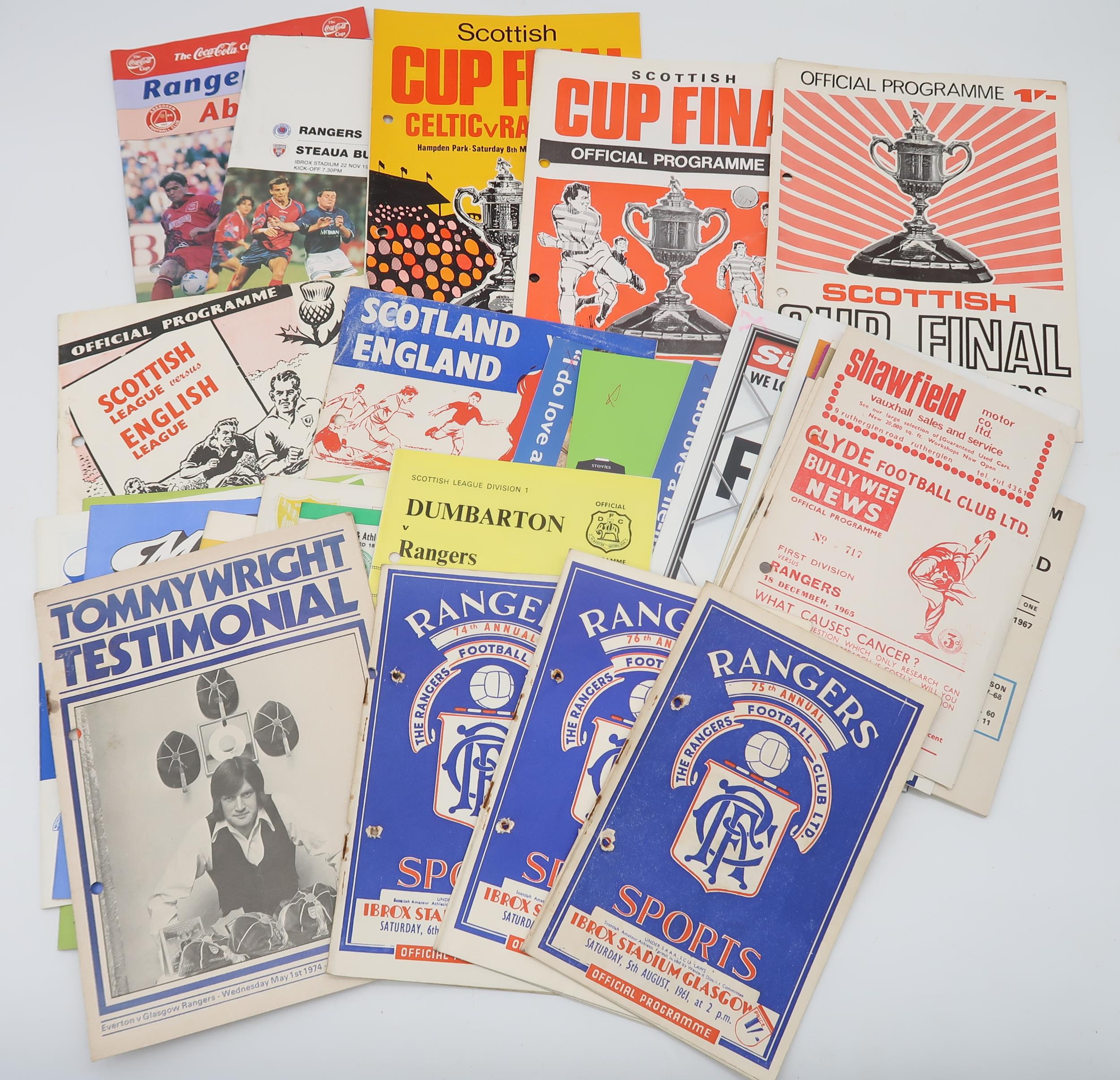 A large collection of 1950s and later football programmes, mainly ...