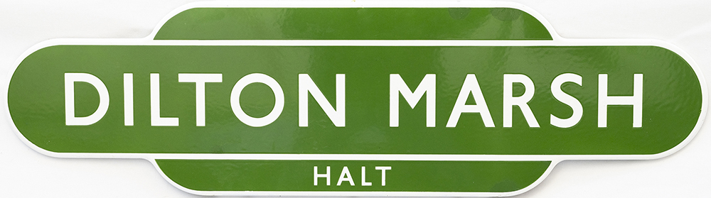 Totem BR(S) FF DILTON MARSH HALT from the former Great Western Railway ...