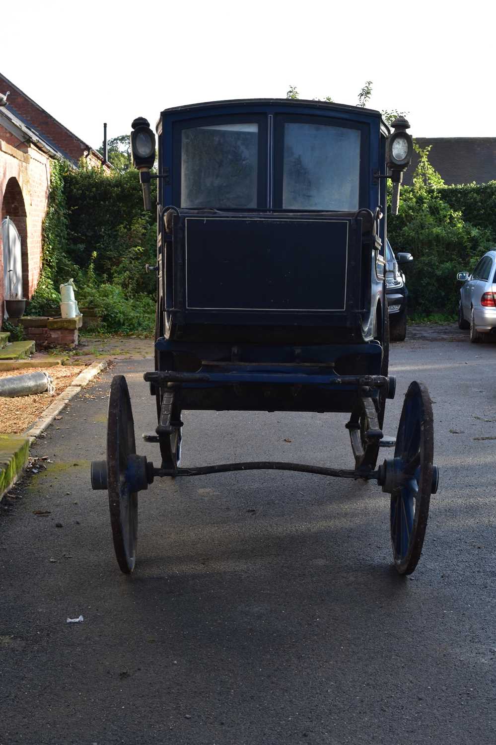 A single Brougham type horse-drawn carriage by Frederick Sanderson ...