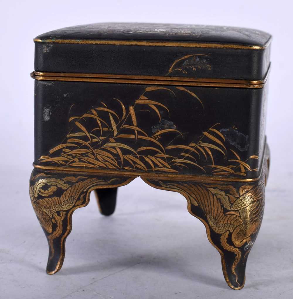 A LATE 19TH CENTURY JAPANESE MEIJI PERIOD KOMAI STYLE CASKET inlaid ...