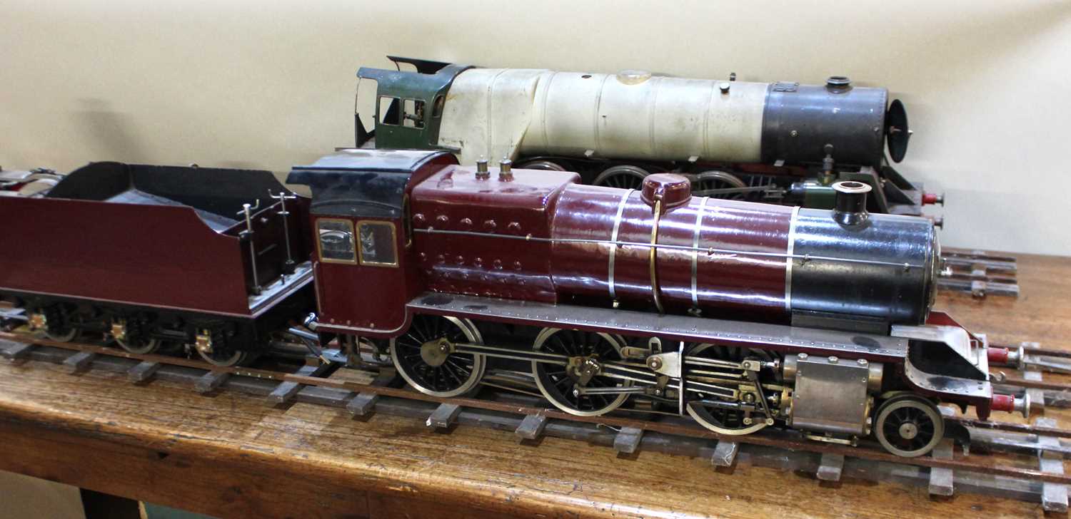 A 3 1/2 inch gauge live steam locomotive and tender, 'Princess Marina ...