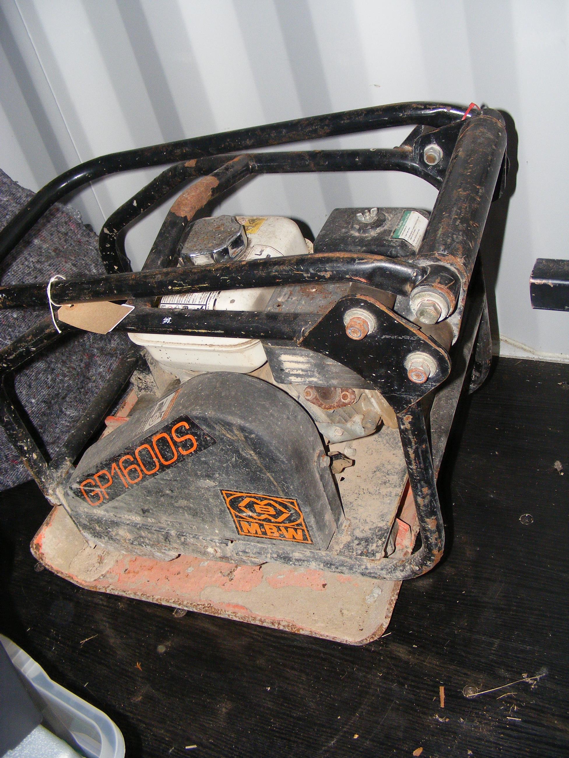 A MBWGP1600S petrol driven wacker plate