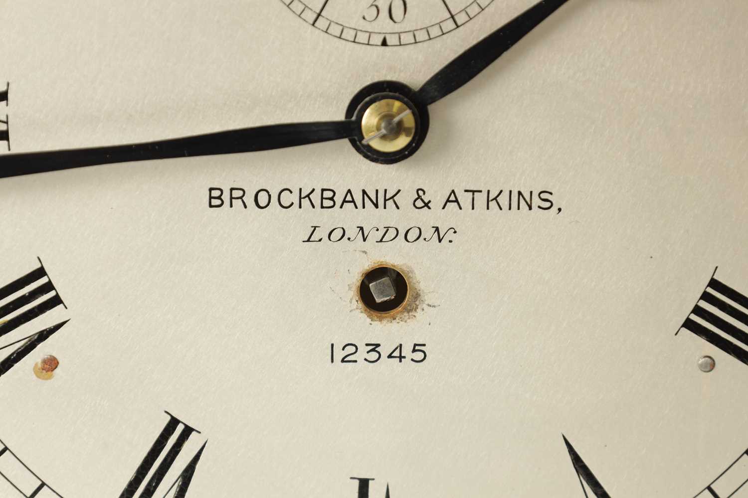 BROCKBANK & ATKINS, LONDON. A MID 19TH CENTURY CHAIN DRIVEN FUSEE SHIPS ...