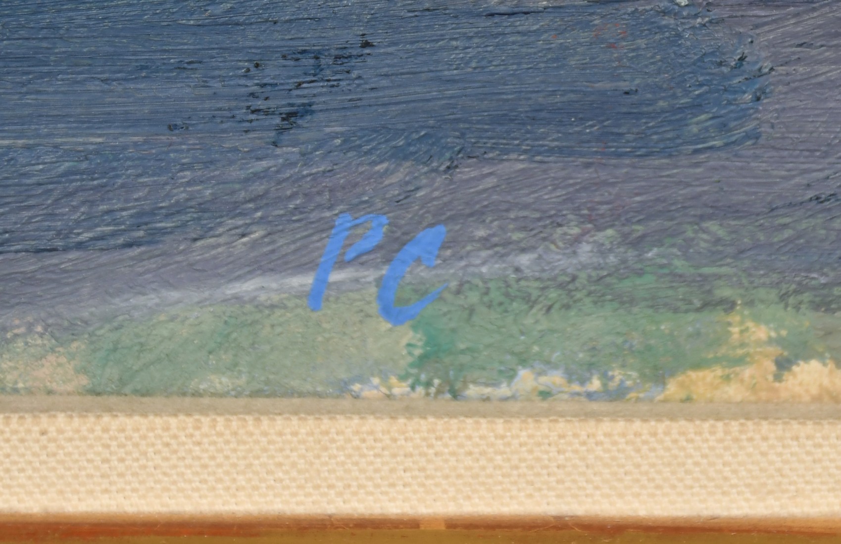 Peter Coker (1926-2004), 'Landscape Le Muy', oil on canvas, signed with ...