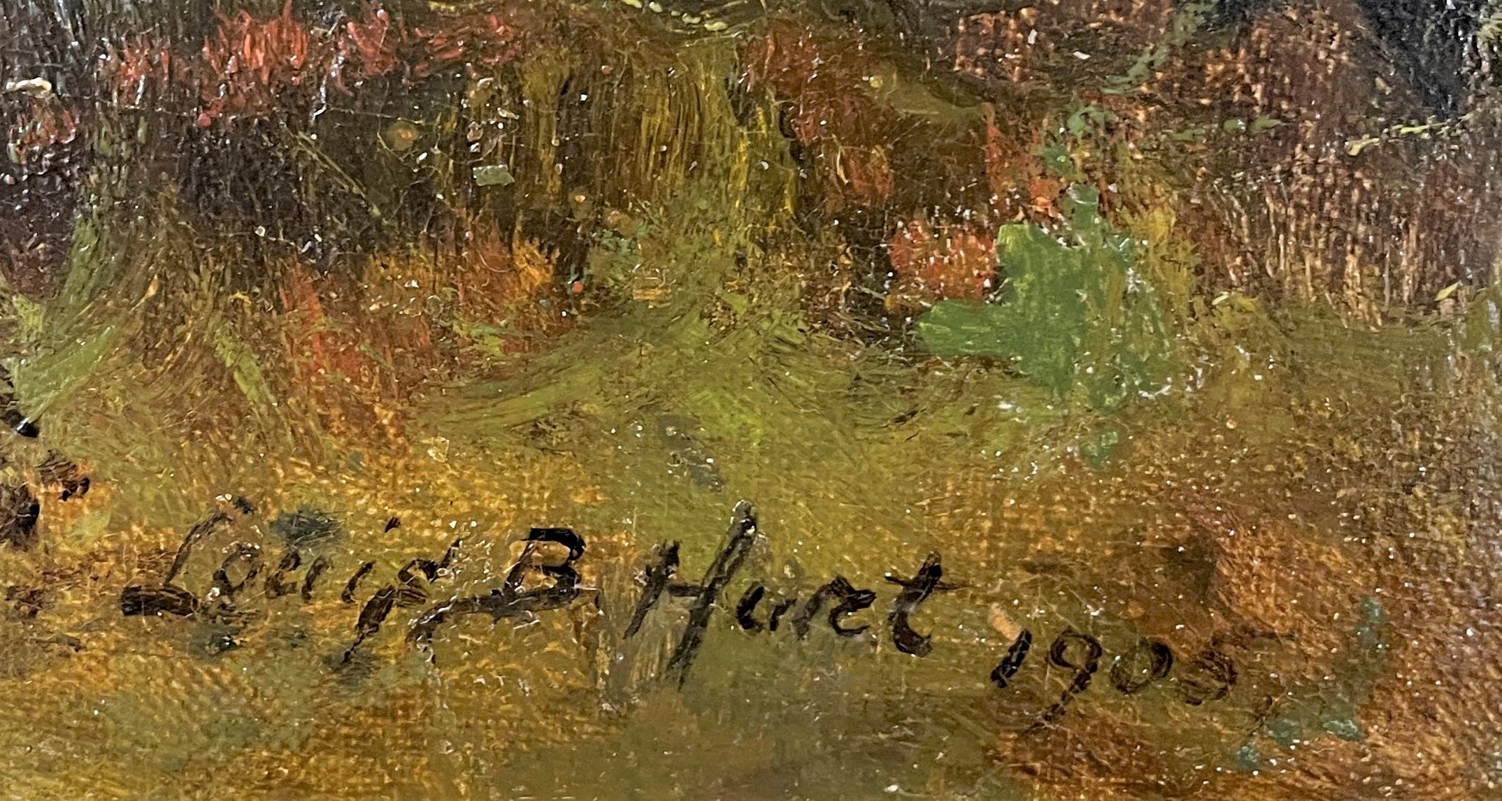 Louis Bosworth Hurt 1856-1929. Large oil on canvas Scottish landscape ...