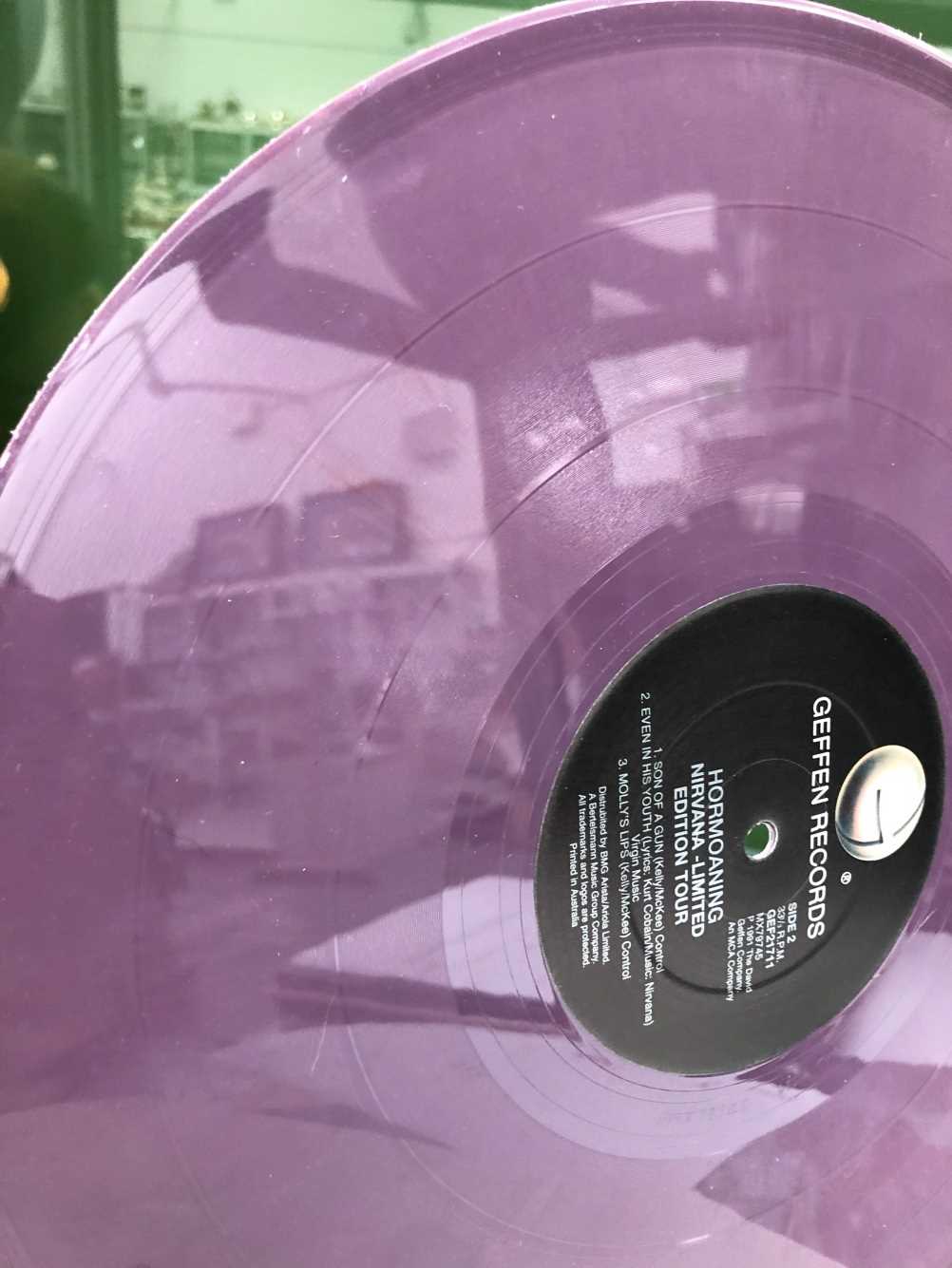 Records. Nirvana, Hormoaning 12" ep record, purple vinyl. unofficial ...