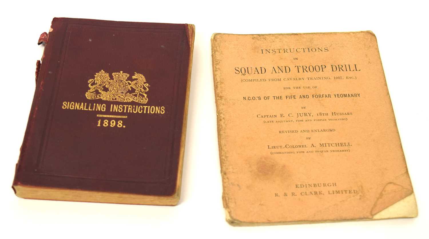 Two Victorian / Edwardian British military manuals to include ...