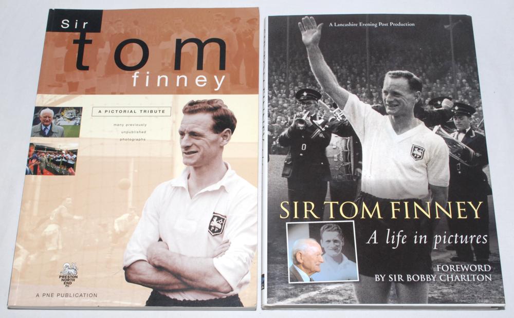‘Sir Tom Finney. A Pictorial Tribute’. PNE Publication 1998. Signed to ...