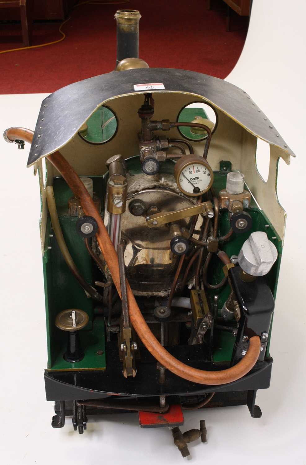 5 inch gauge Simplex style gas fired locomotive, 0-4-0 example, hand ...