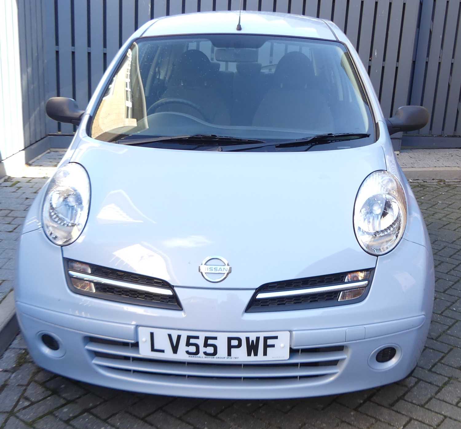 A 2005 Nissan Micra 1.2S, 3 door, registration LV55PWF, in Cool Blue ...