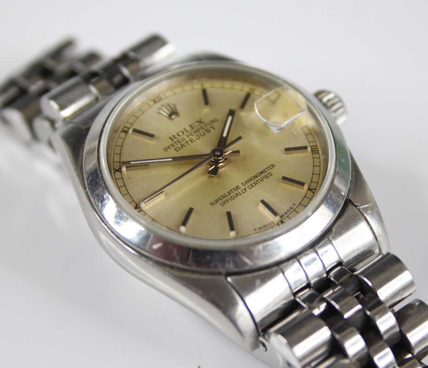 A Rolex Oyster Perpetual datejust superlative chronometer officially ...