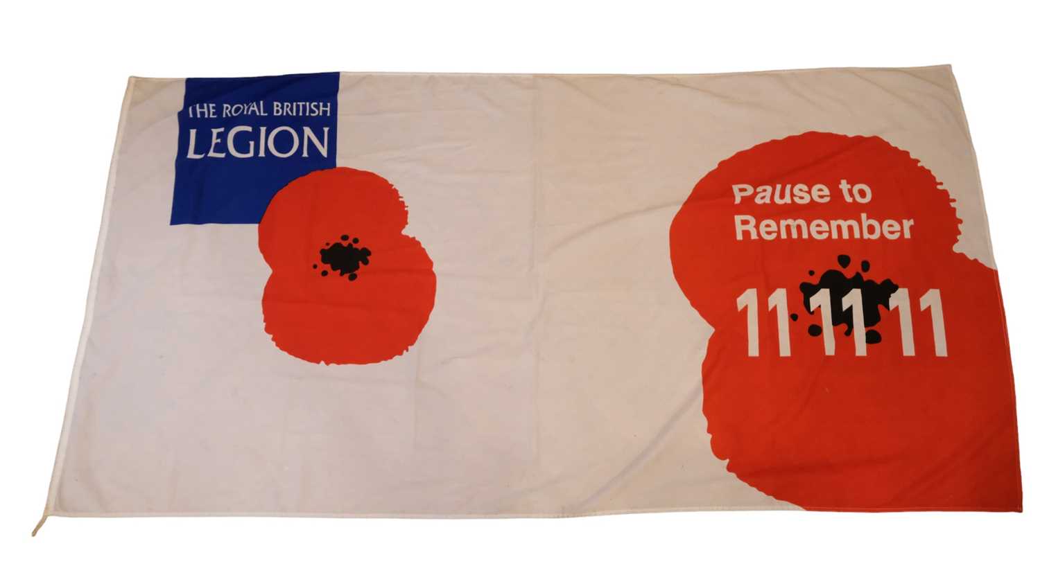 A large British Legion flag, Royal British Legion Ypres branch and 40th ...
