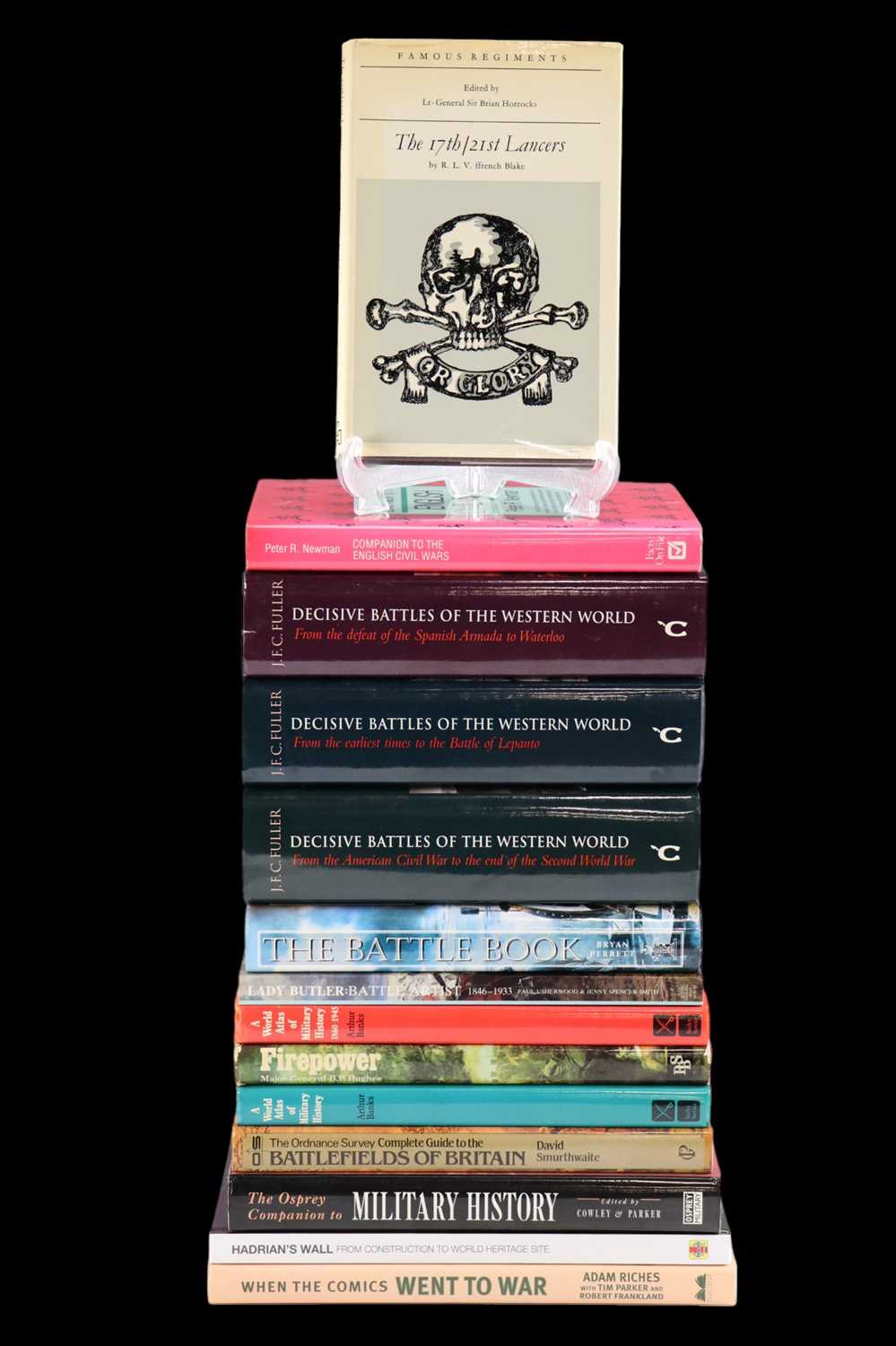 A group of books on military history