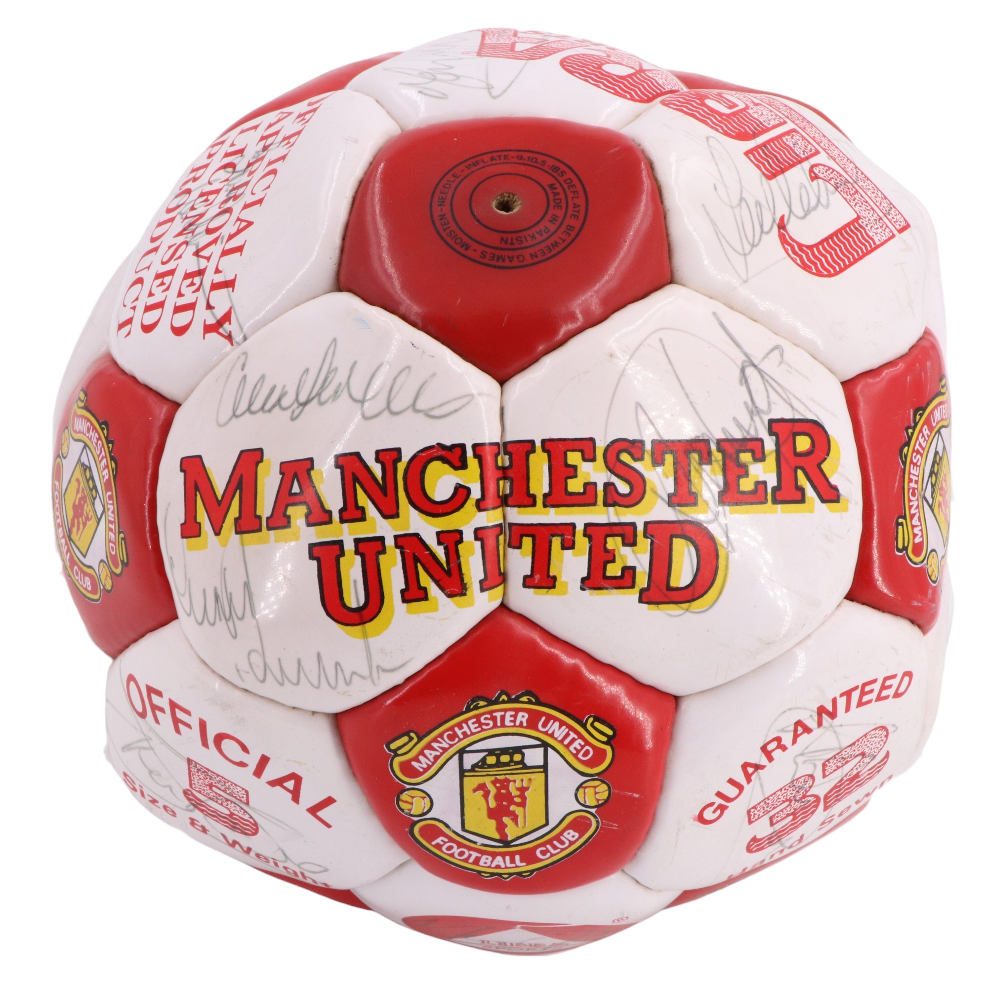 An autographed Manchester United Premier League Champions 1992-93 ...