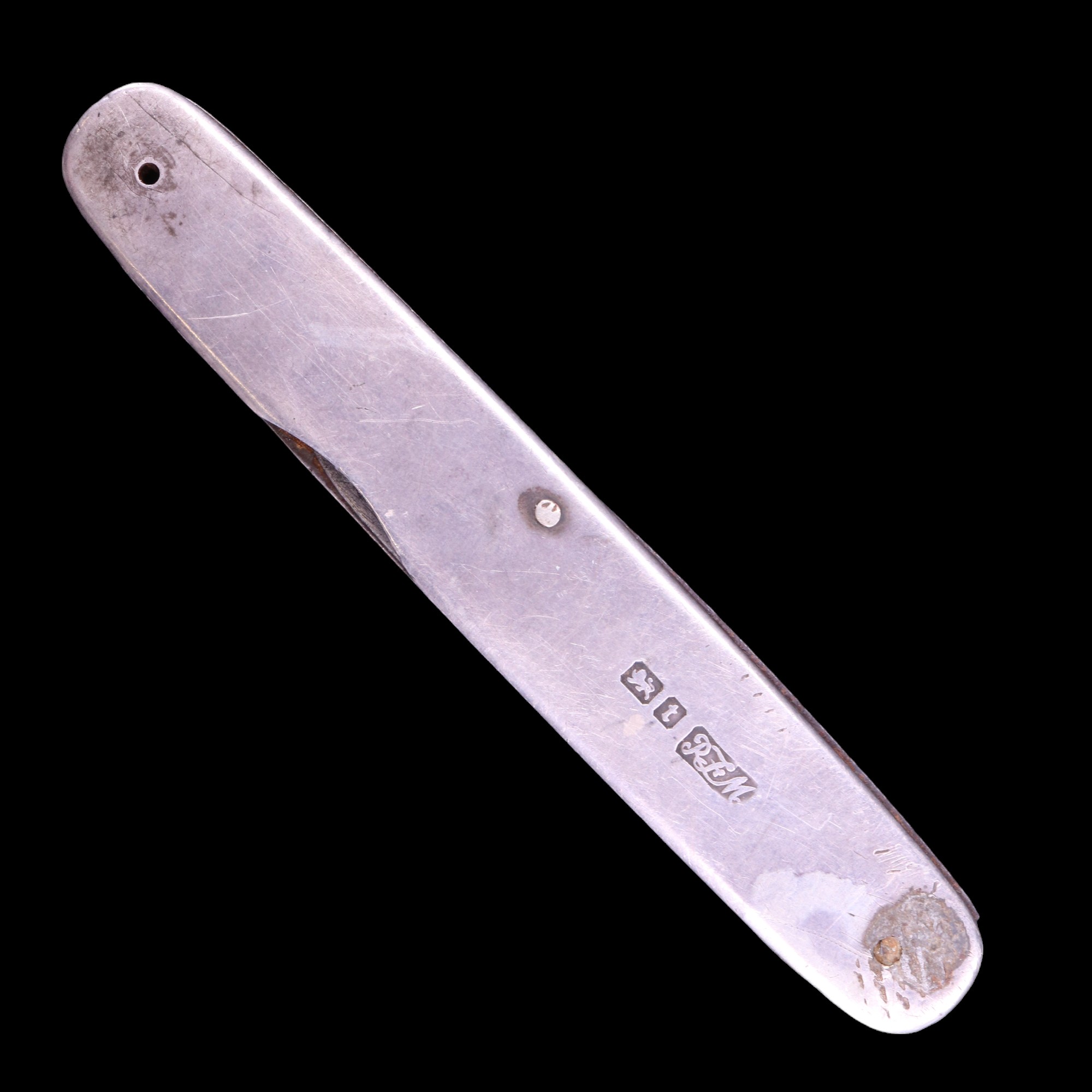 A 1930s silver pocket folding knife, Sheffield, R F Mosley & Co, 1936 ...