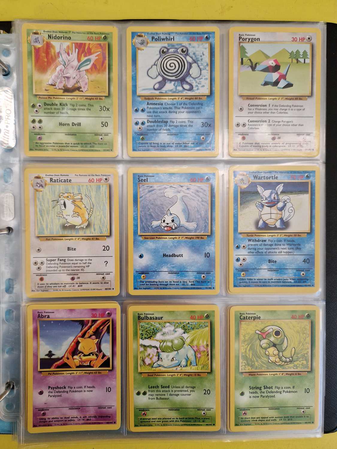 Pokémon - a Pokémon Trading Card Game folio containing a good ...