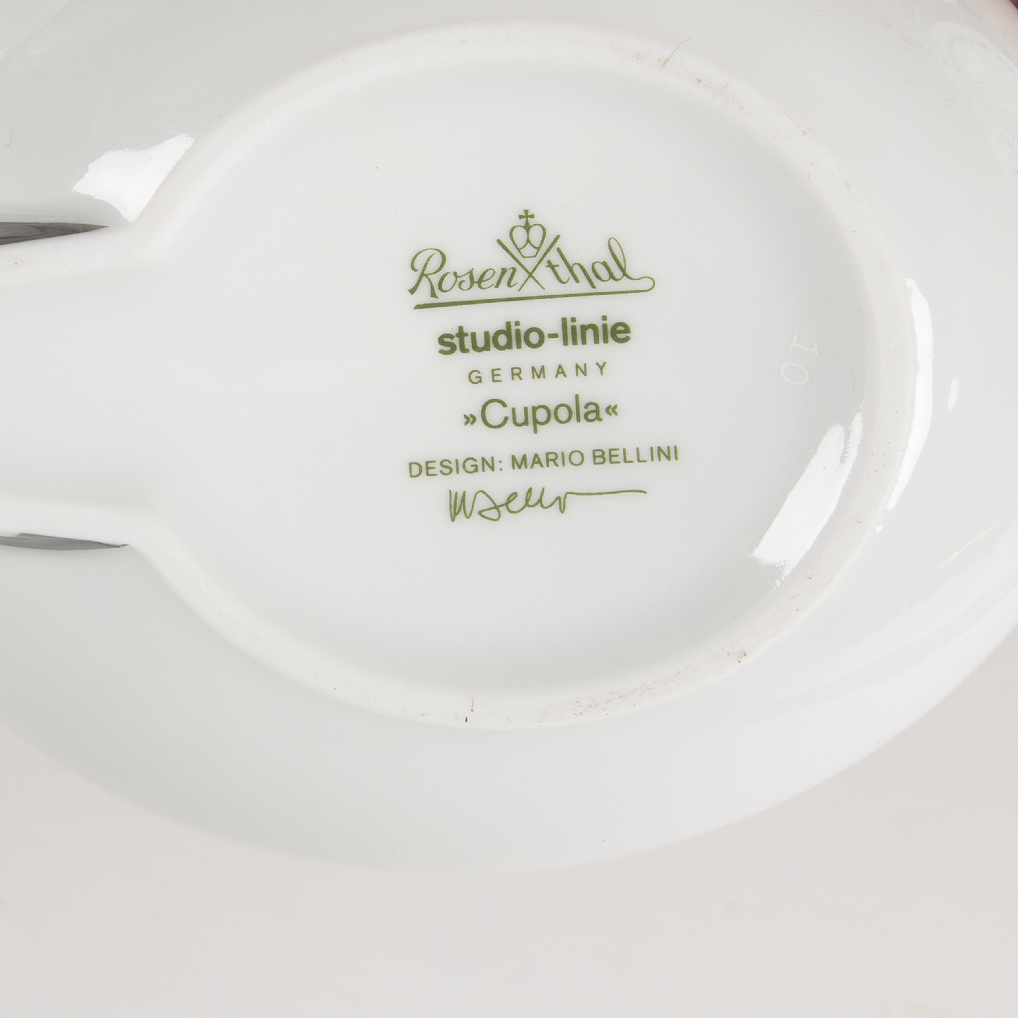 Mario Bellini (b.1935) for Rosenthal ceramics 'Cupola Strada', dinner ...