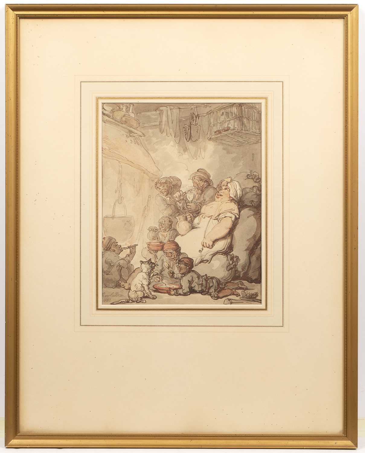 Thomas Rowlandson (1756-1827)The Accomodating Barmaid, signed and dated ...