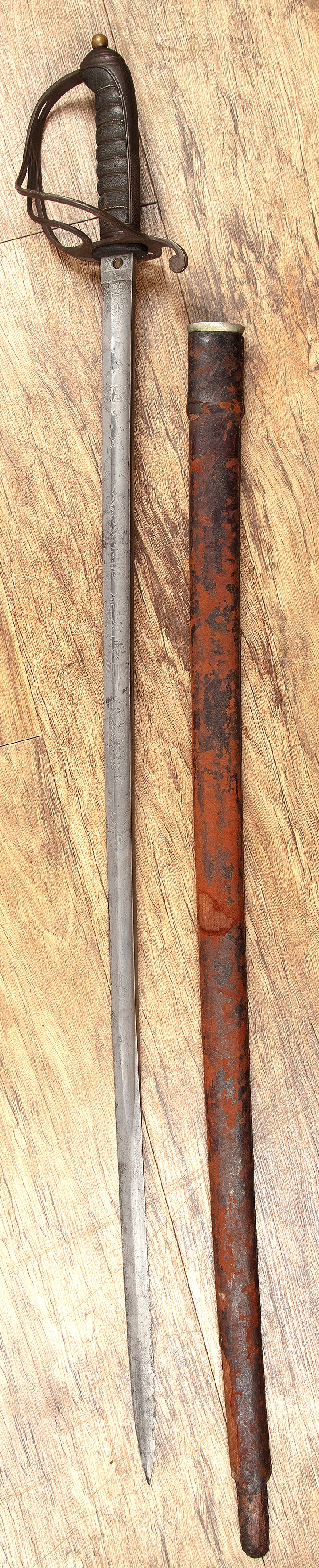 British officer's swordmarked to the blade 'Hamburger, Rogers and Co ...