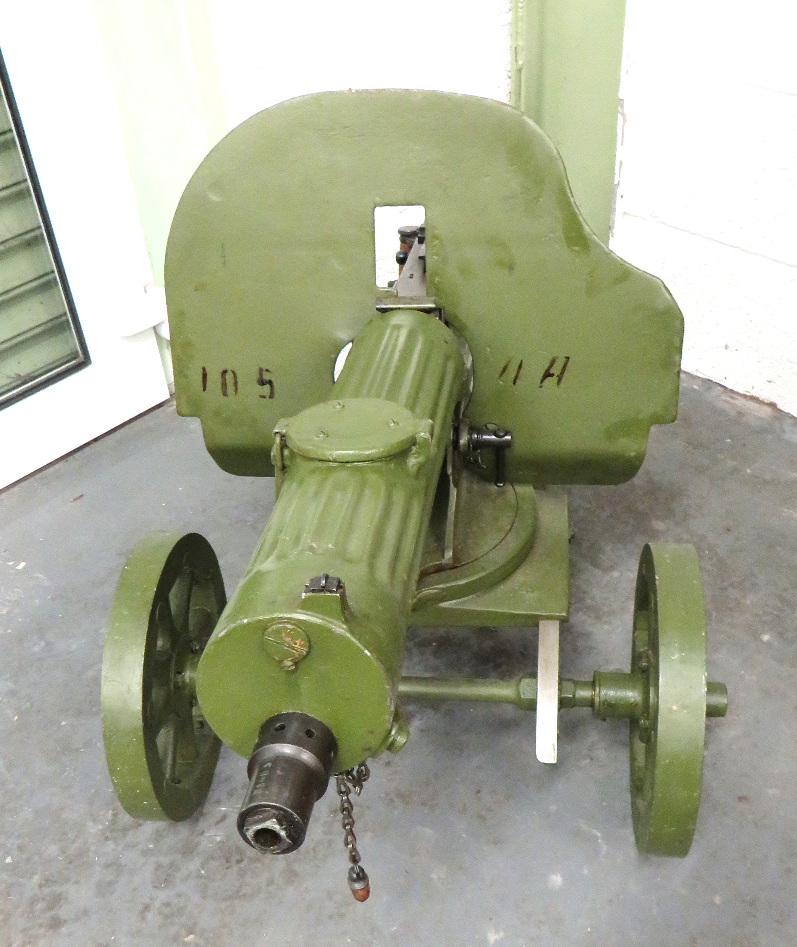 Deactivated Maxim M1910 Russian Heavy MG And Carriage 7.62 mm, 29 inch ...