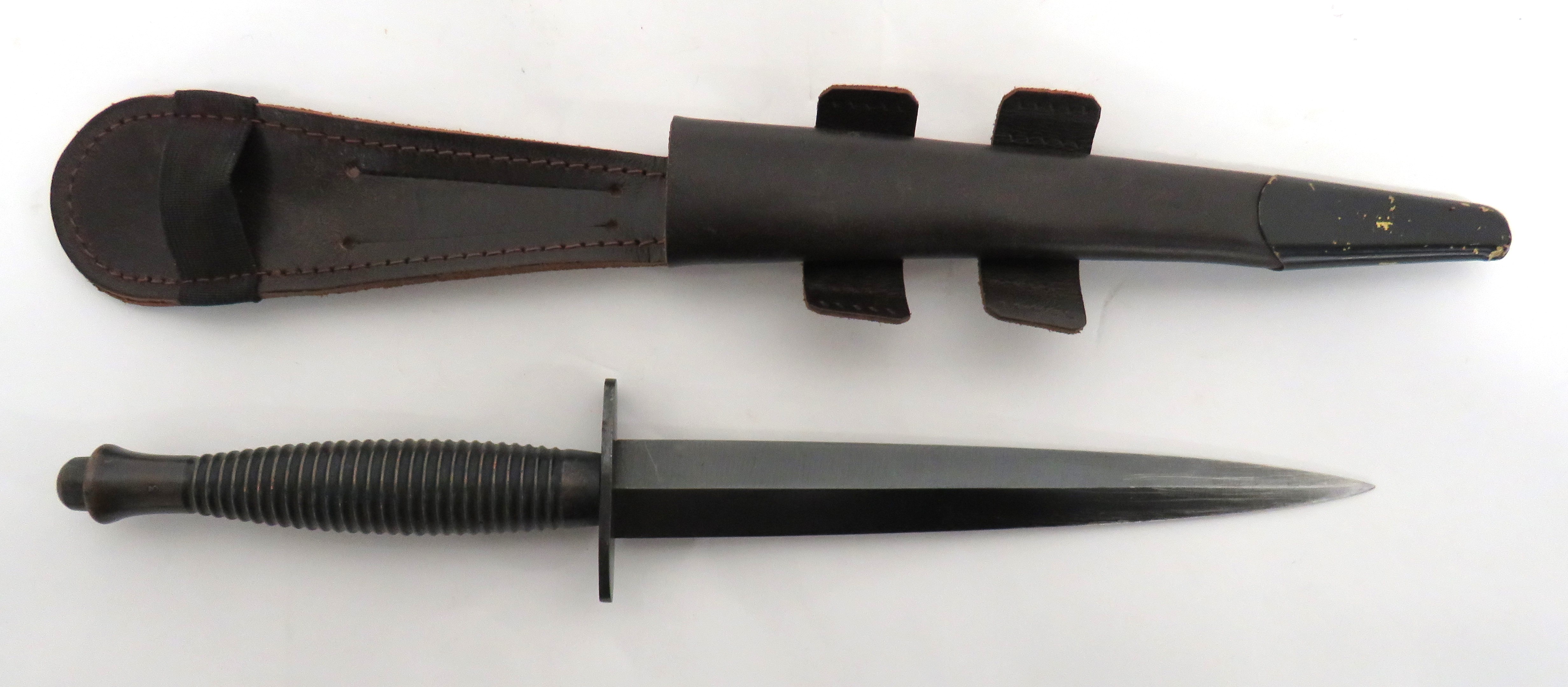 Third Pattern Fairbairn-Sykes Commando Knife 7 inch, double edged ...
