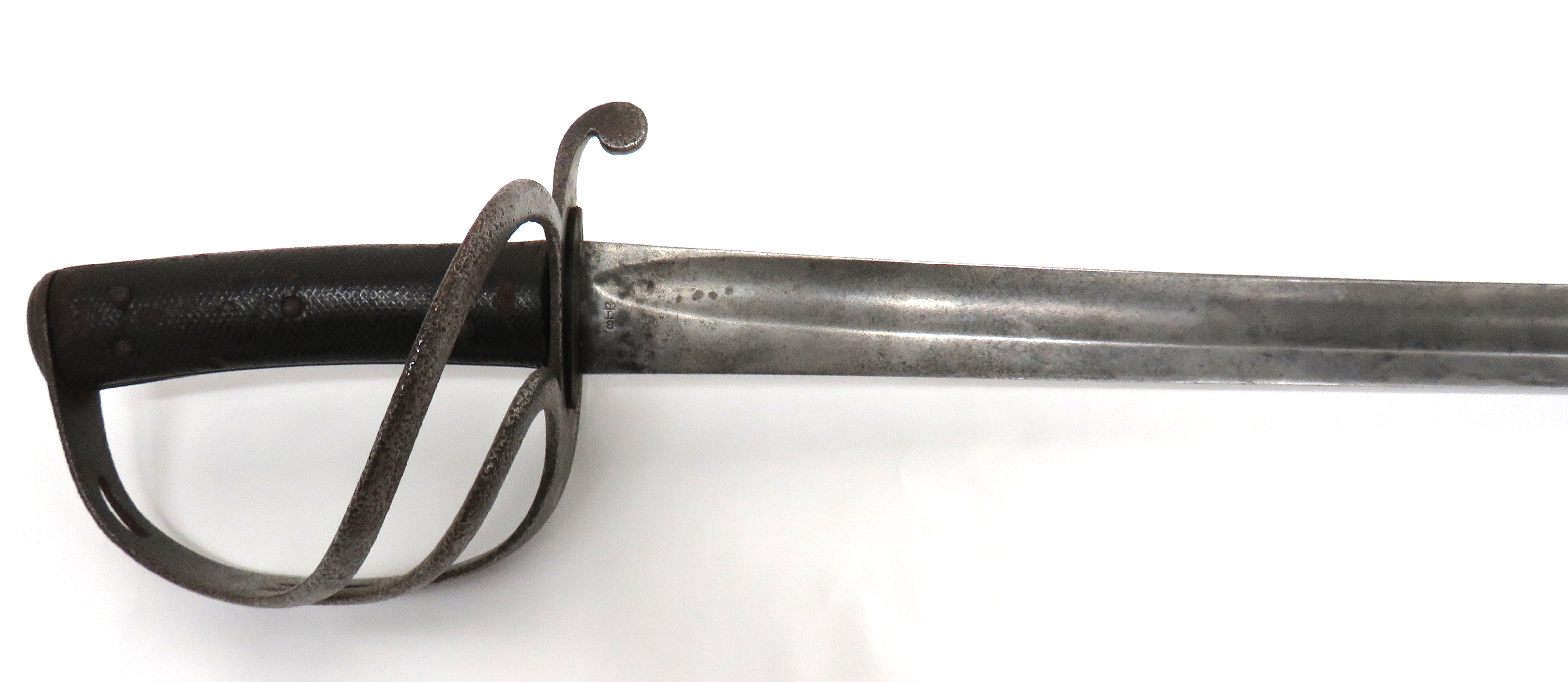 1853 Cavalry Trooper's Sword 34 3/4 inch, single edged, slightly curved ...