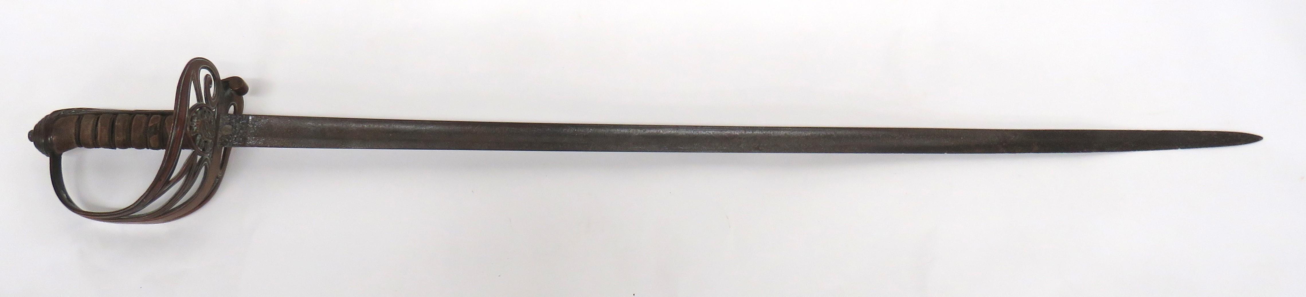1845 Pattern Victorian Infantry Officer's Sword 32 1/4 inch, single ...
