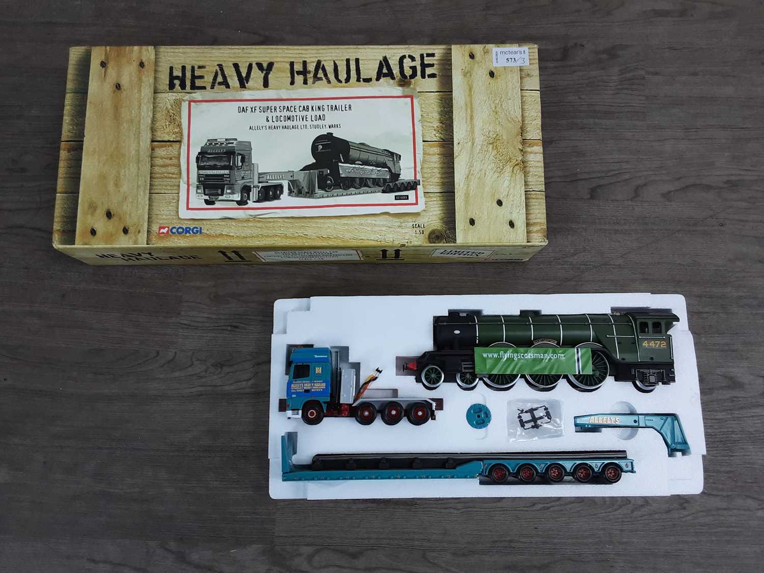 GROUP OF THREE CORGI LIMITED EDITION HEAVY HAULAGE LORRYS, comprising a ...