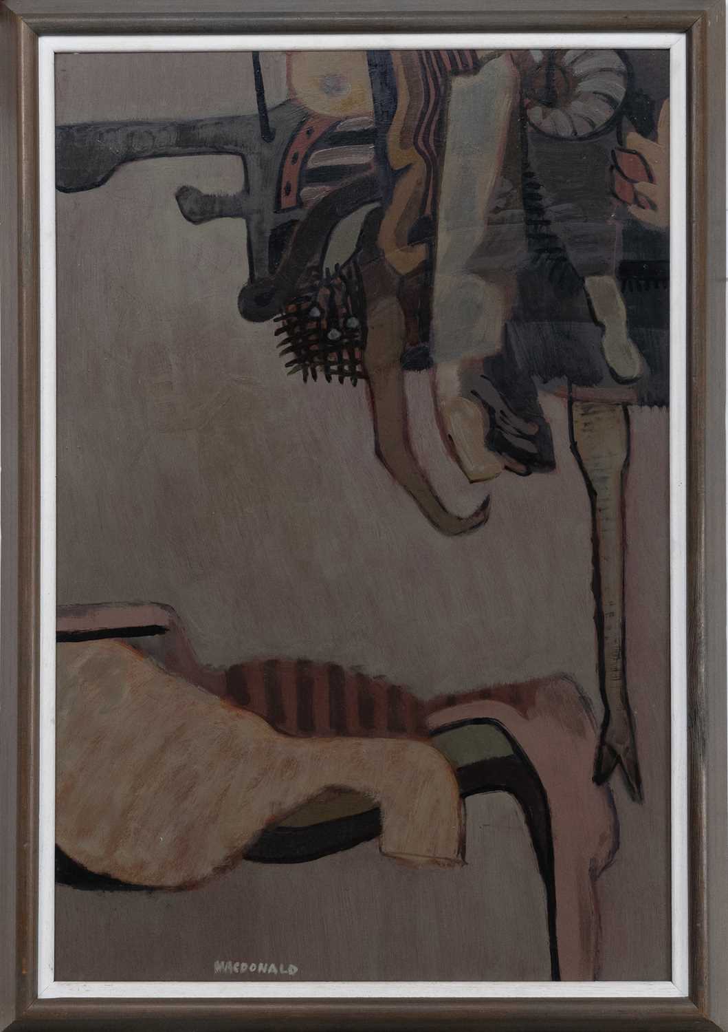 * TOM MACDONALD (SCOTTISH 1914 - 1985), HANGING oil on board, signed ...