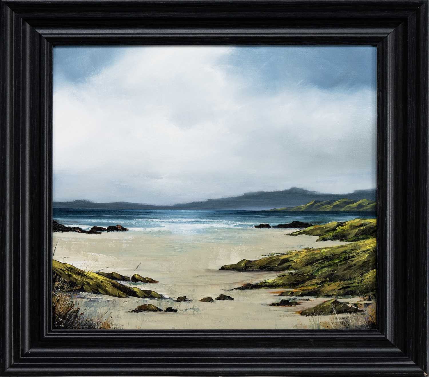 * DARREN SCOTT, SANDWICK BAY, ISLE OF LEWIS oil on board, signed ...
