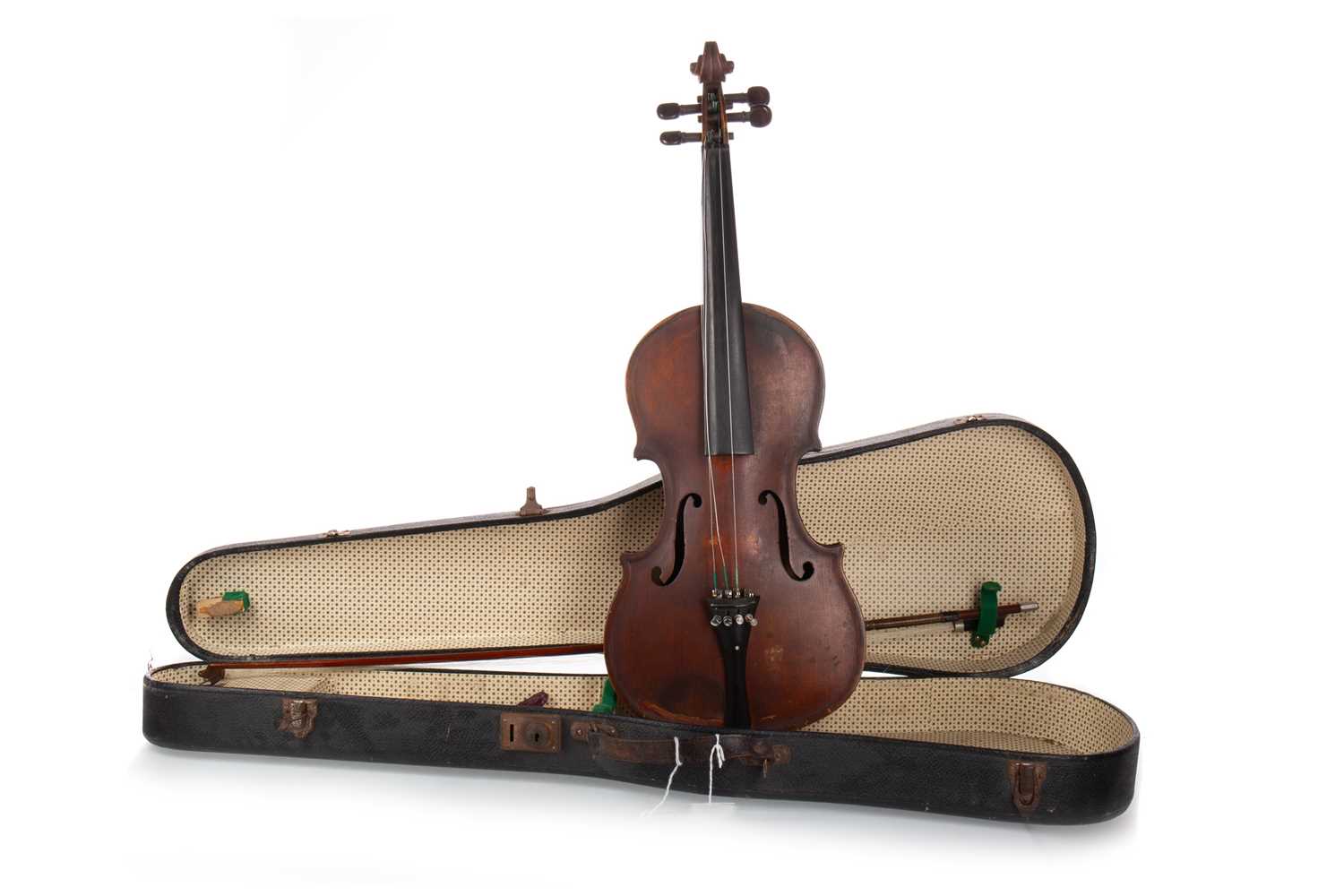 SCOTTISH VIOLIN, 19TH CENTURY in case NO BOW WITH THIS LOT A number of ...