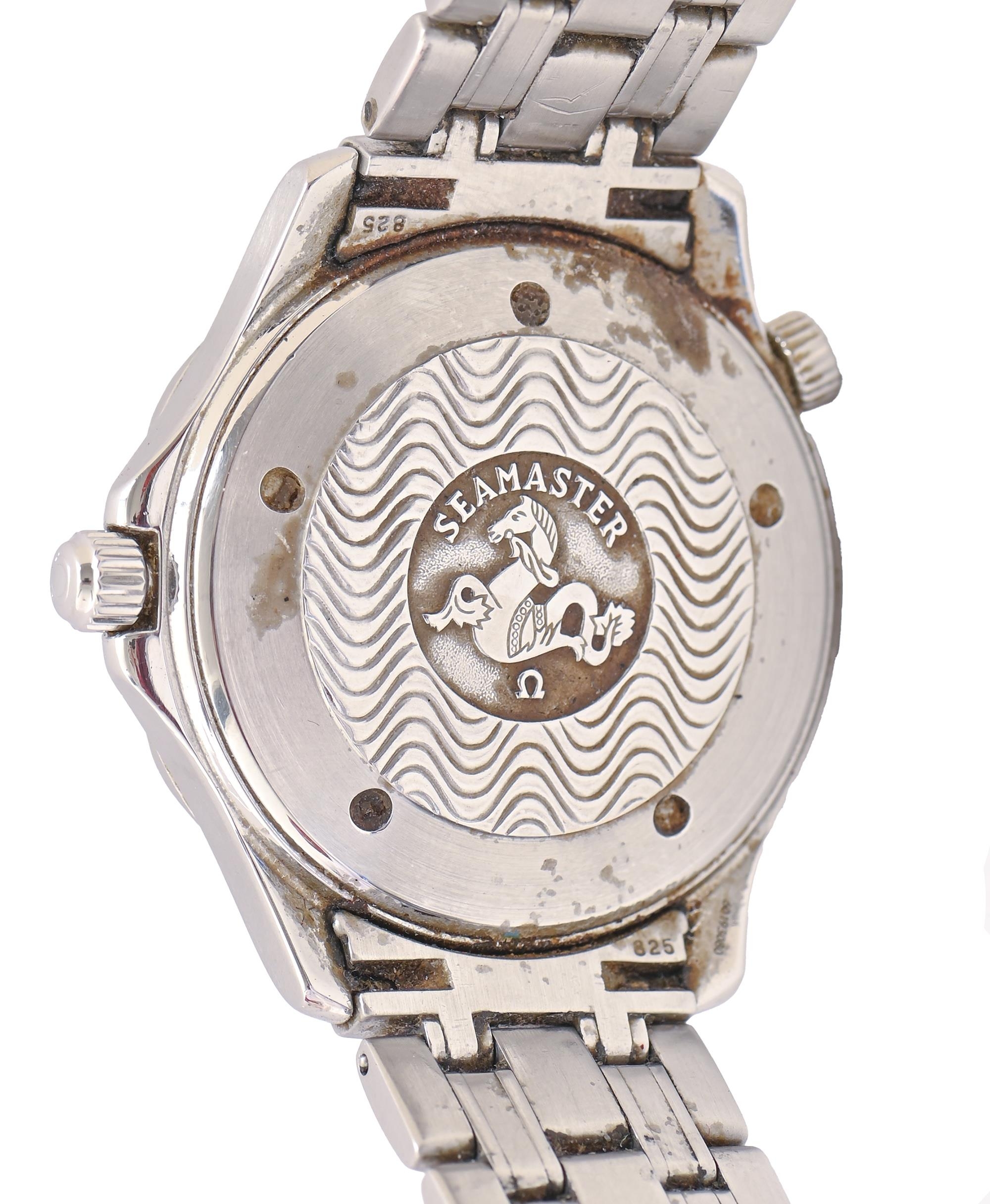 An Omega stainless steel self-winding diver's watch, Seamaster ...