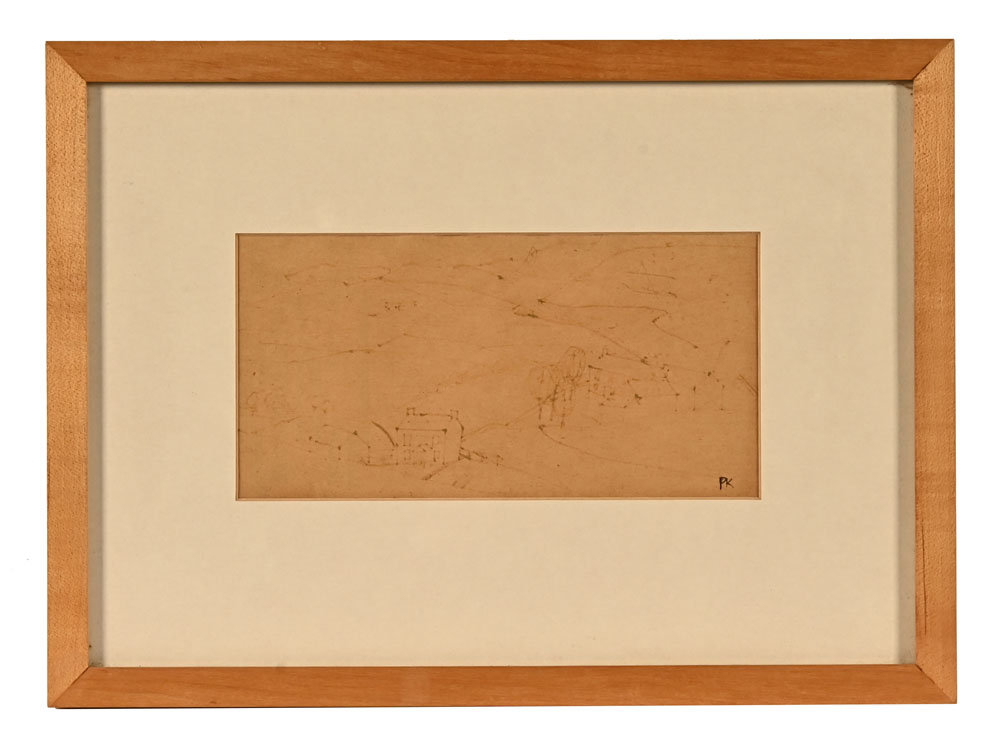 Percy Kelly (1918-1993), a sketch of a Cumbrian Landscape with ...