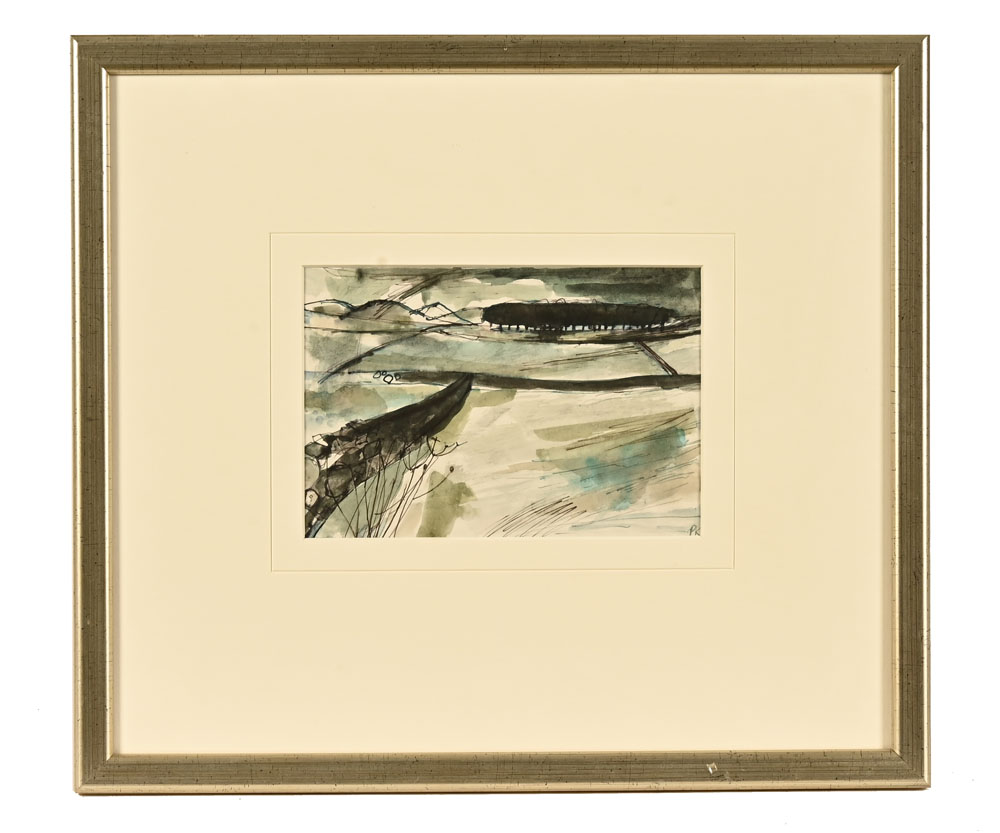 Percy Kelly (1918-1993), a watercolour "Group of Trees". 13.5 cm x 20 ...