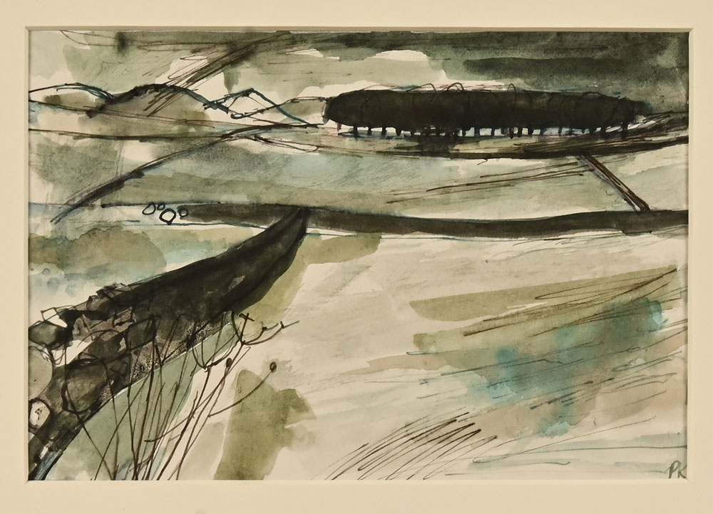 Percy Kelly (1918-1993), a watercolour "Group of Trees". 13.5 cm x 20 ...