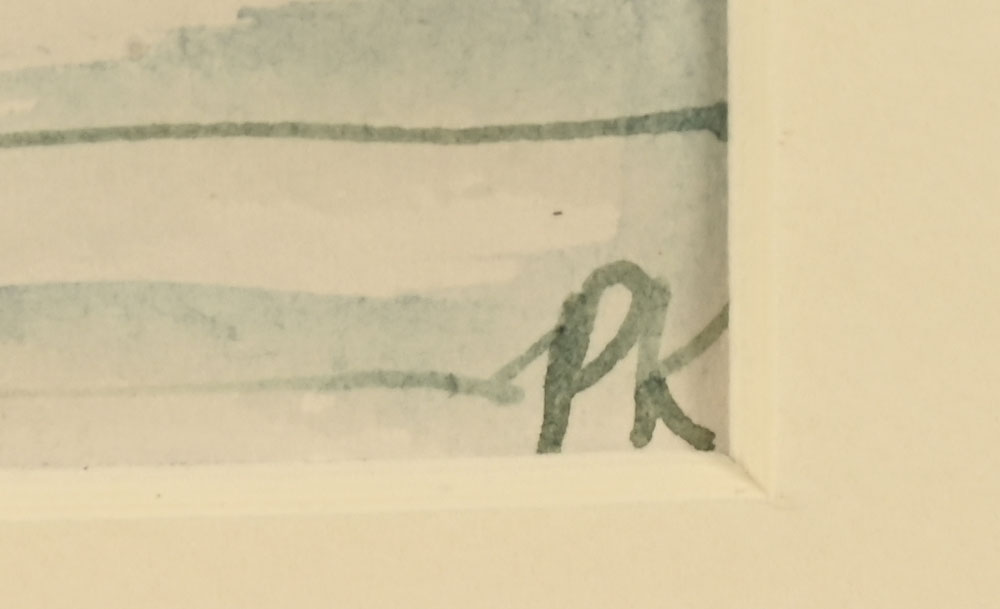 Percy Kelly (1918-1993), a watercolour "Group of Trees". 13.5 cm x 20 ...