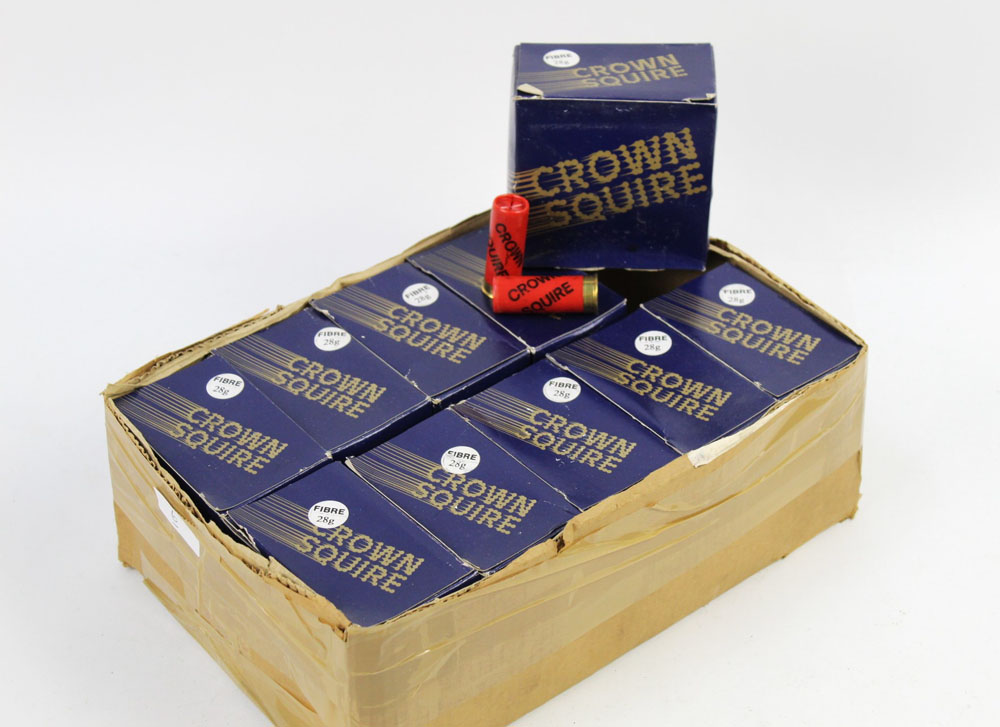 Two hundred and fifty Eley Hawke Crown Squire shotgun cartridges ...