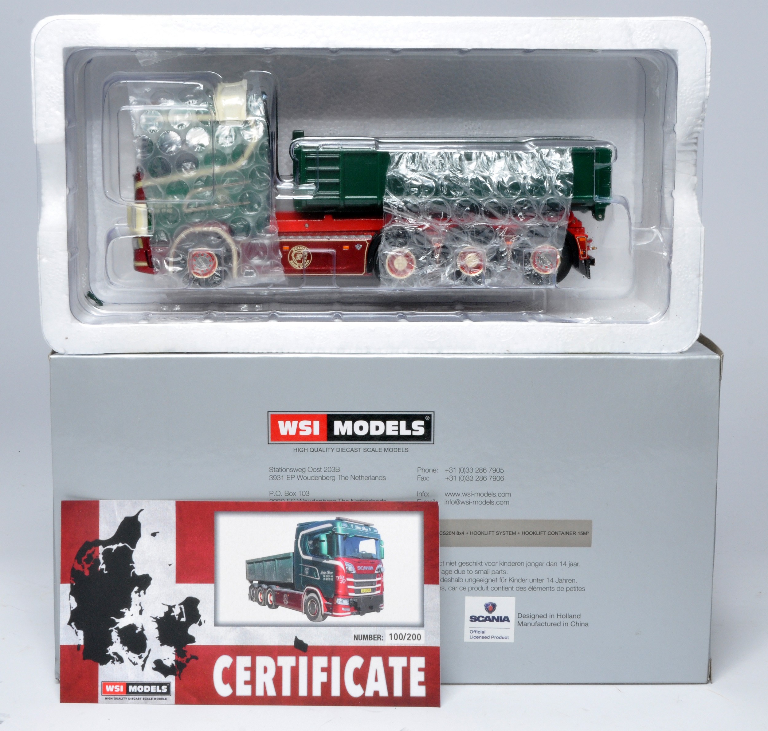 WSI 1/50 diecast model truck issue comprising Limited Edition 100/200 ...