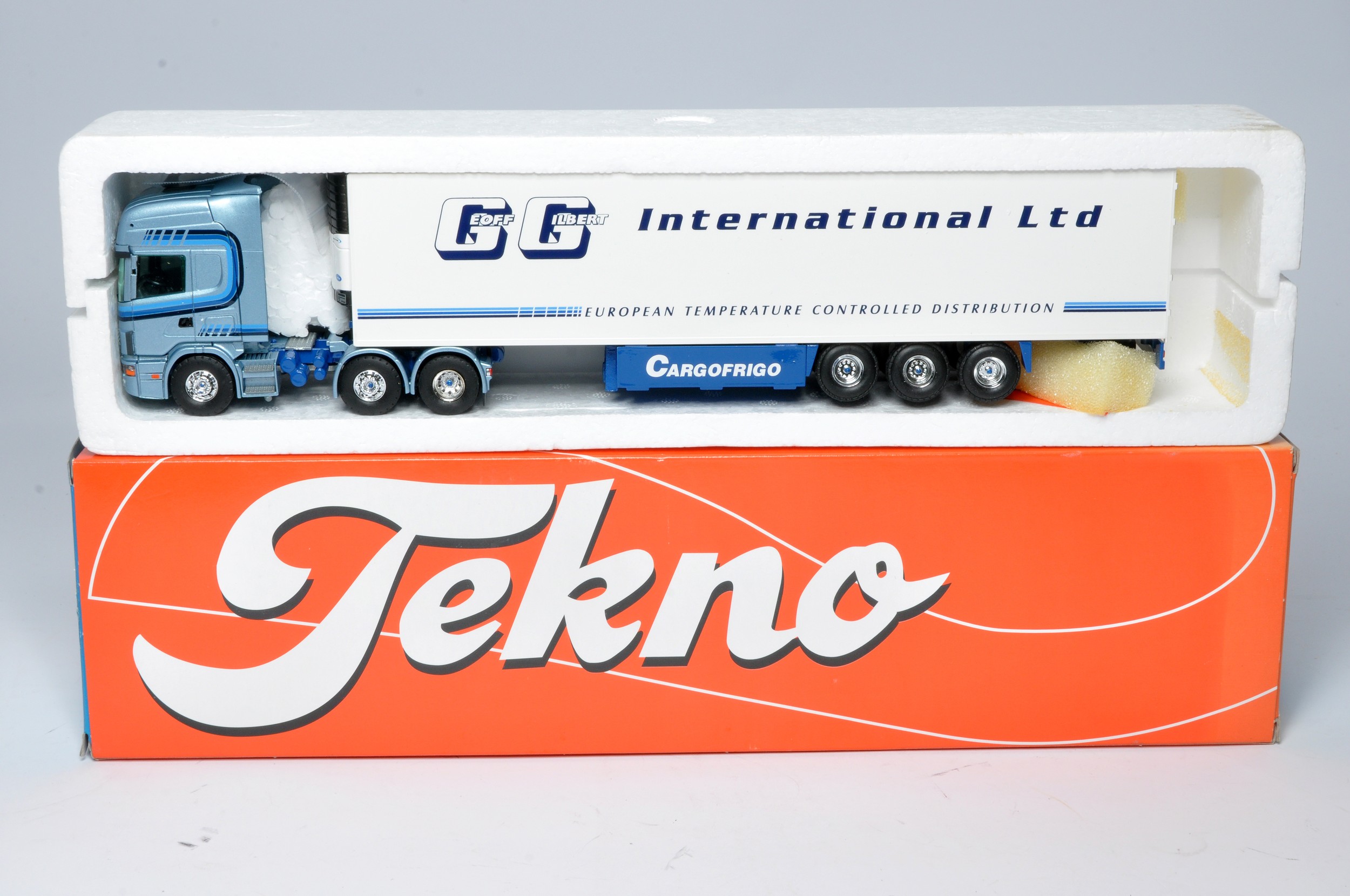 Tekno 1/50 diecast model truck issue comprising Geoff Gilbert British ...