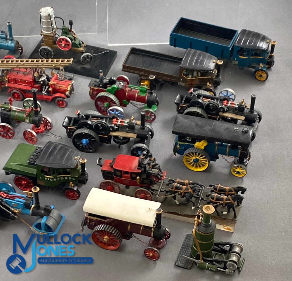 White Metal Showman Traction Stationary Engine Steam Models, a good ...