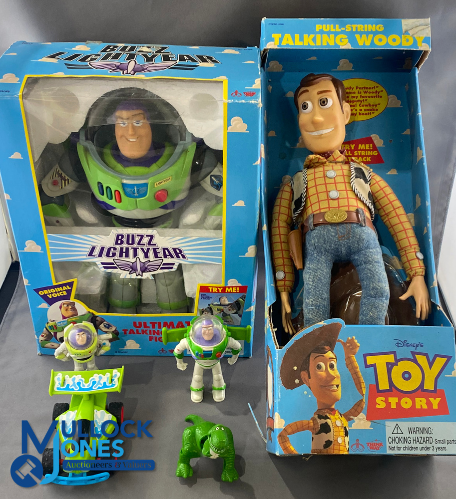 Disney Toy Story Toys, to include a boxed Buzz Lightyear, a talking ...