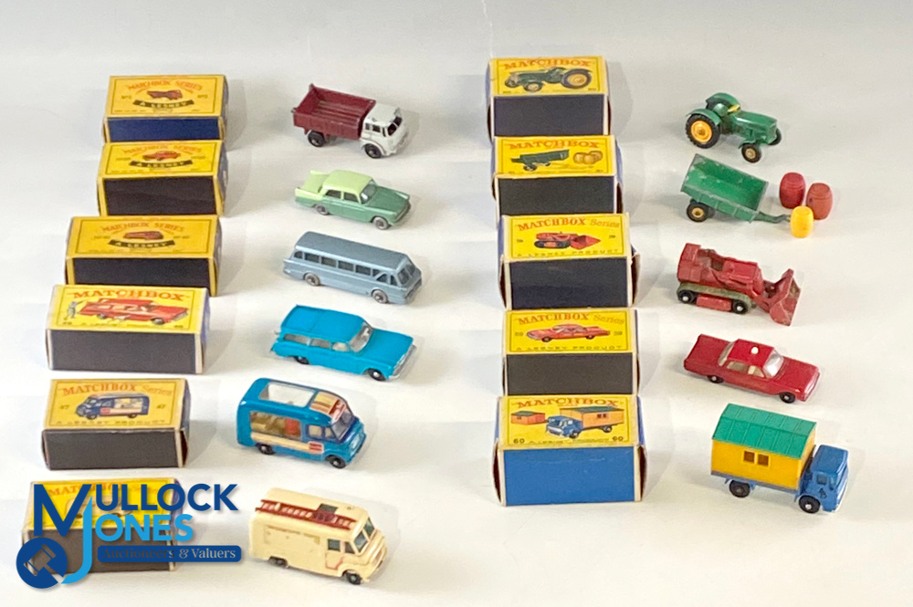 Lesney Matchbox Diecast Cars, a collection of 11 boxed vehicles, to ...