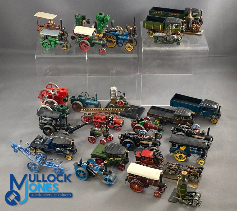 White Metal Showman Traction Stationary Engine Steam Models, a good ...