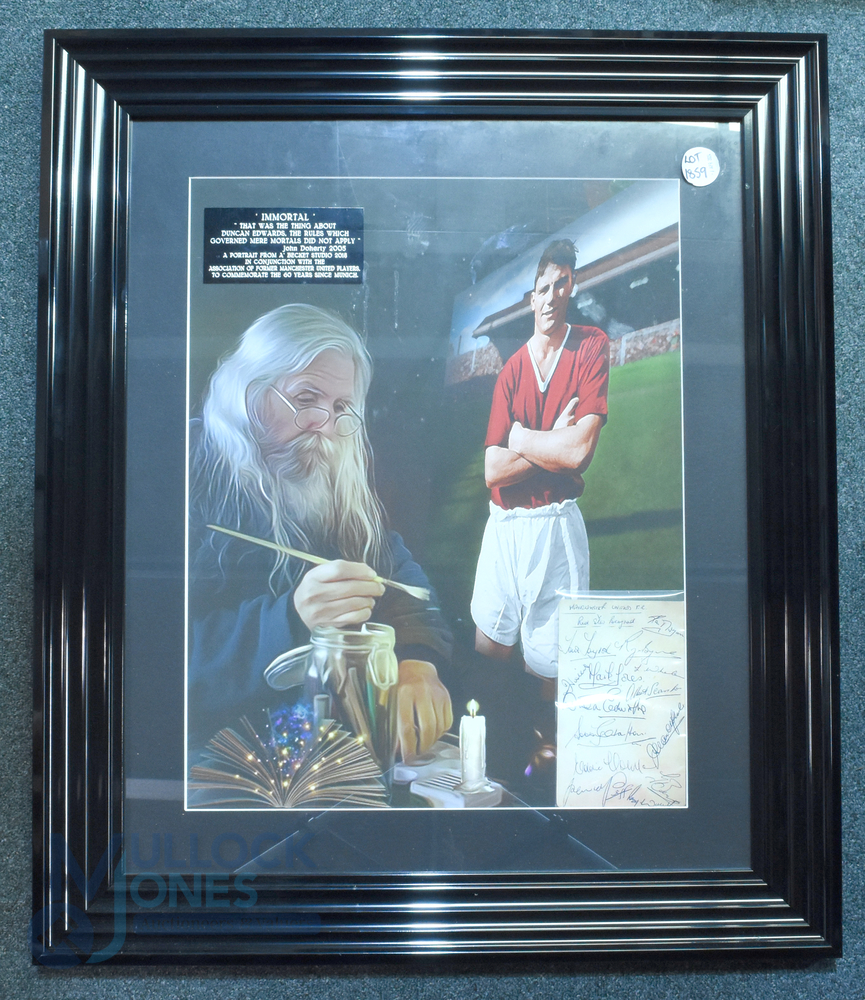 Duncan Edwards Manchester United Immortal framed Print, John Doherty ...