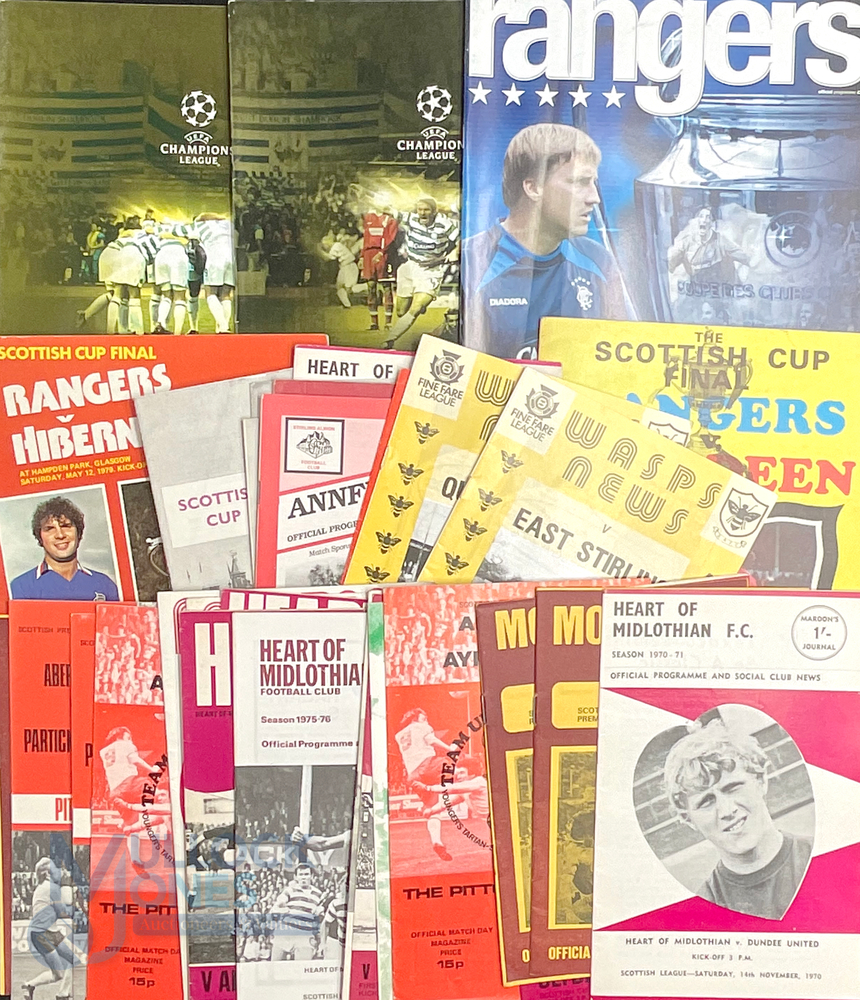 Scottish Football Programmes 1970s - 2000s various teams - Motherwell ...